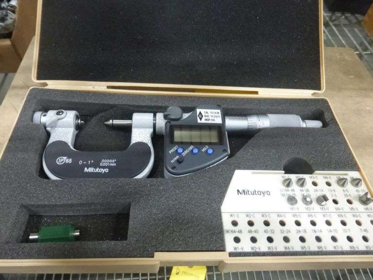 Lot of (3) Mitutoyo Digital Micrometers - Yellow Tag Auctions