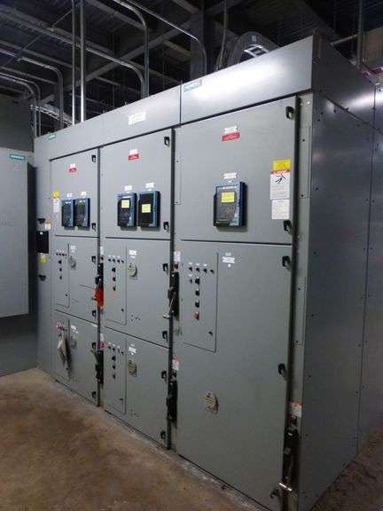 Siemens Medium Voltage MCC - Removed from Service January 2022 - Yellow ...