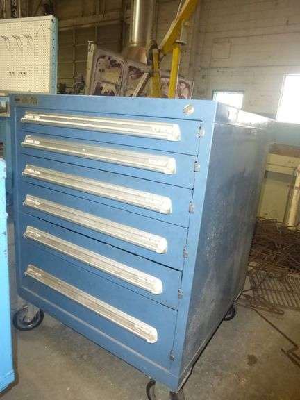 6-Drawer Rolling Vidmar Cabinets - Yellow Tag Auctions