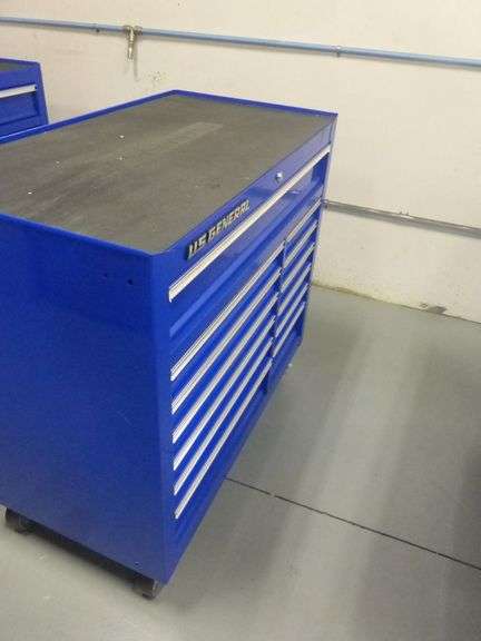 US General 44" x 22" Double Bank Roller Cabinet - Yellow Tag Auctions