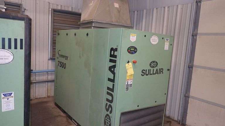 2018 Sullair S-Energy 7500 Air Compressor - Yellow Tag Auctions