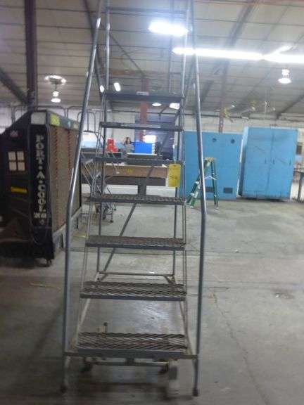 Cotterman Warehouse Mobile Stairs - Yellow Tag Auctions