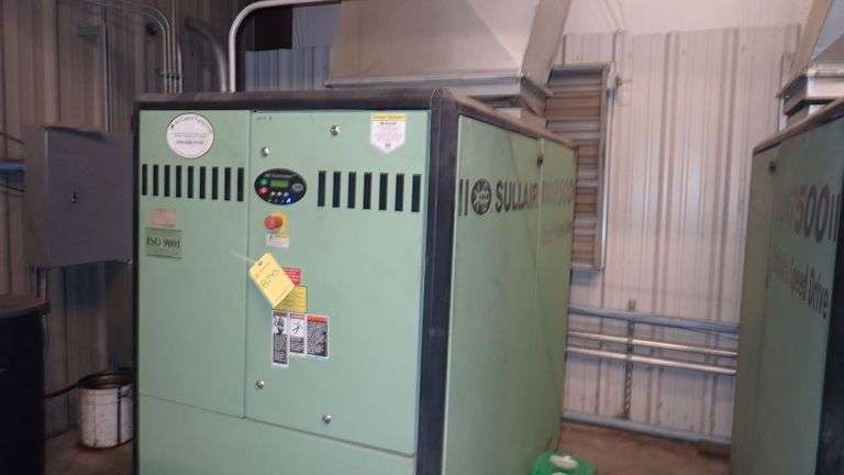 2015 Sullair 7500 Variable Speed Drive Air Compressor - Yellow Tag Auctions