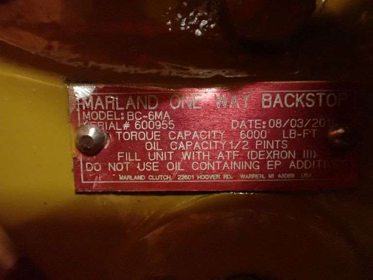 Marland One Way Backstop - Yellow Tag Auctions