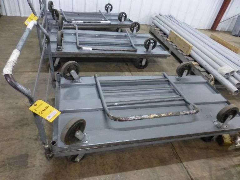 Lot of (2) Platform Carts - Yellow Tag Auctions