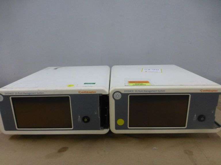 Lot of (2) Smith & Nephew Dyonics 25 Fluid Management System Control ...