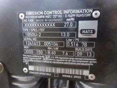 Hatz 1B50 Air Cooled 4 Stroke Diesel Engine with MP Pumps Flomax 10 ...