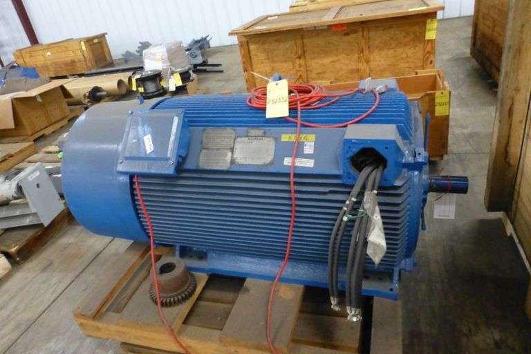 Siemens 350 HP Induction Motor - Yellow Tag Auctions