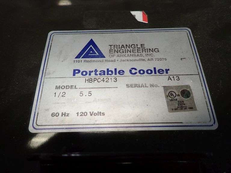 Triangle Portable Cooler Fan - Yellow Tag Auctions