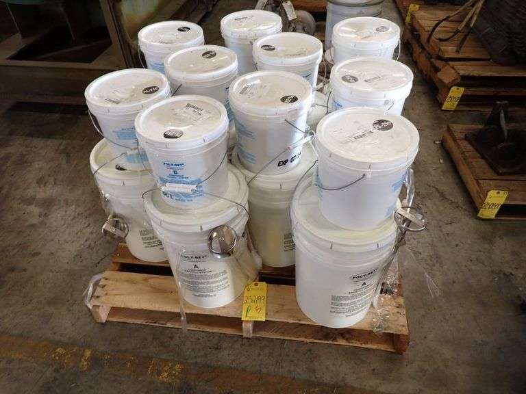 Lot of (10) Poly Set A Component Backfill System - Yellow Tag Auctions