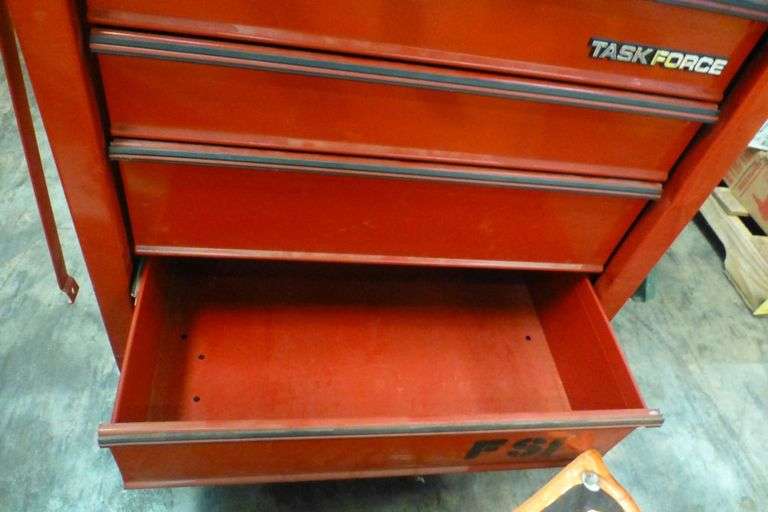 Task Force Portable 5-Drawer Tool Cabinet - Yellow Tag Auctions