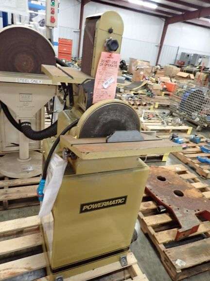 Powermatic Combination Disk/Belt Sander - Yellow Tag Auctions