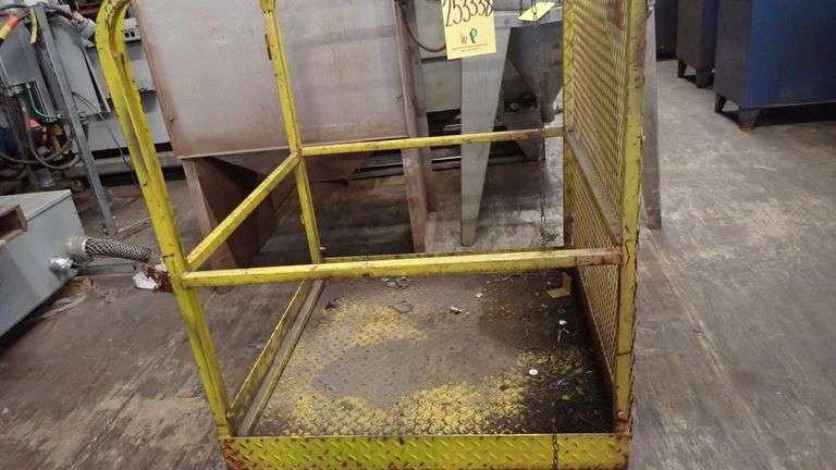 Forklift Safety Cage Aerial Platform - Yellow Tag Auctions