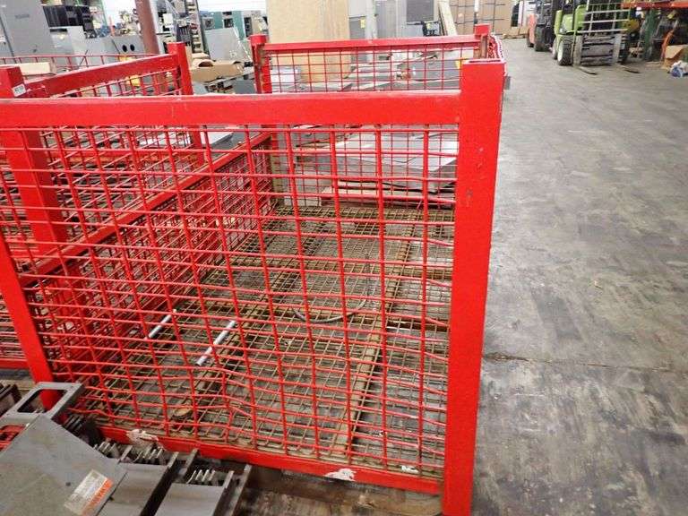 Metal Storage Crate - Yellow Tag Auctions