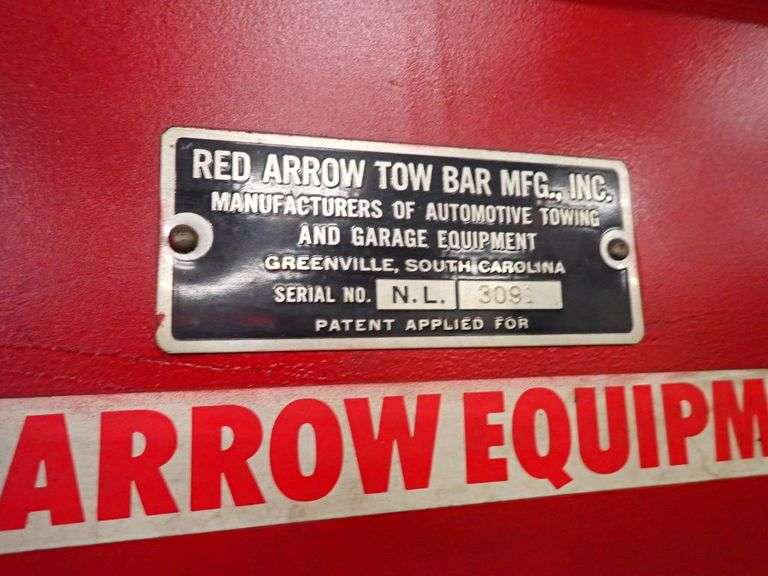 Red Arrow Tow Bar 150 Ton H Frame Press - Yellow Tag Auctions