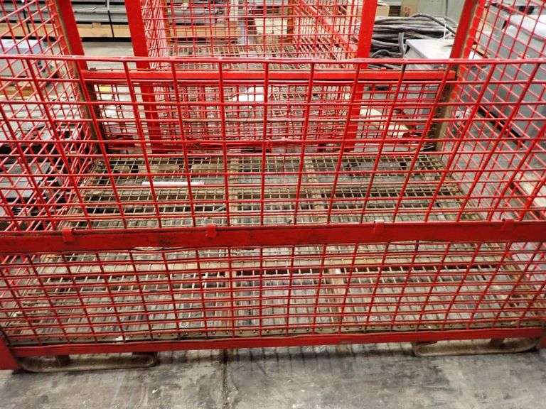 Metal Storage Crate - Yellow Tag Auctions