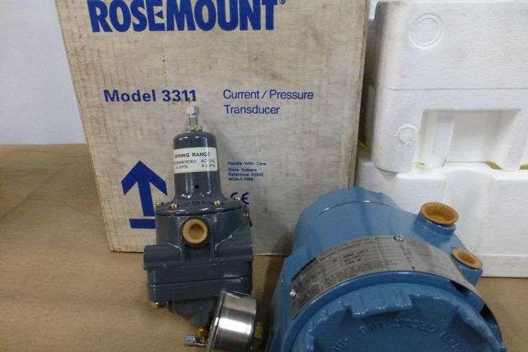 Rosemount Current and Pressure Transducer - Yellow Tag Auctions