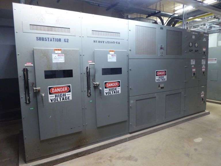 Gus Berthold 750 KVA Substation with (2) Interrupter Switches - Yellow ...