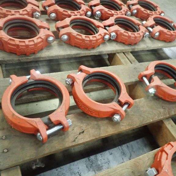Lot of (20) Victaulic Fire Pipe Coupling - Yellow Tag Auctions