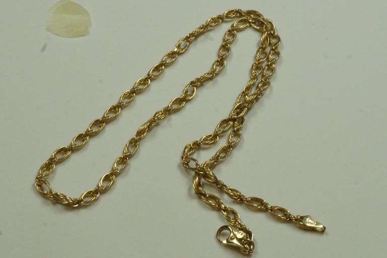 14k Yellow Gold Chain - Yellow Tag Auctions