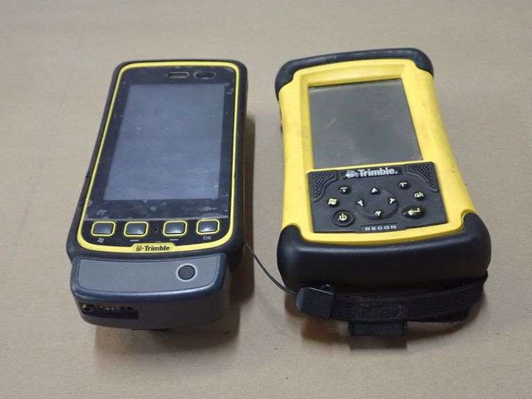 Lot of (2) Trimble Recon Pocket PC Data Collectors - Yellow Tag Auctions