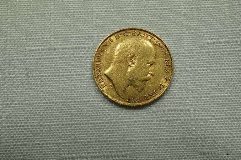 Lot of (2) Gold Coins - Yellow Tag Auctions