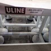 Lot of (5) Uline Step Stools with 2-Steps and Wheels - Yellow Tag Auctions
