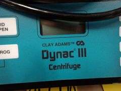 Clay Adams Dynac III Centrifuge - Yellow Tag Auctions