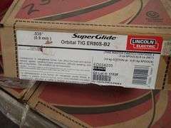 Lot of (45) Boxes of Lincoln Electric SuperGlide Orbital TIG ER80S-B2 ...