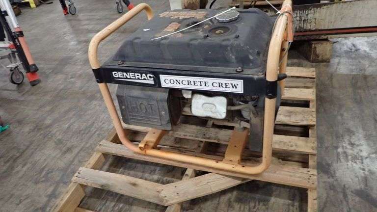 Generac Concrete Crew Generator - Yellow Tag Auctions
