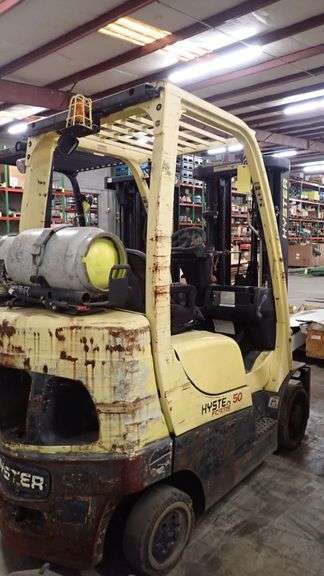 Hyster Fortis 50 Propane Forklift - Yellow Tag Auctions