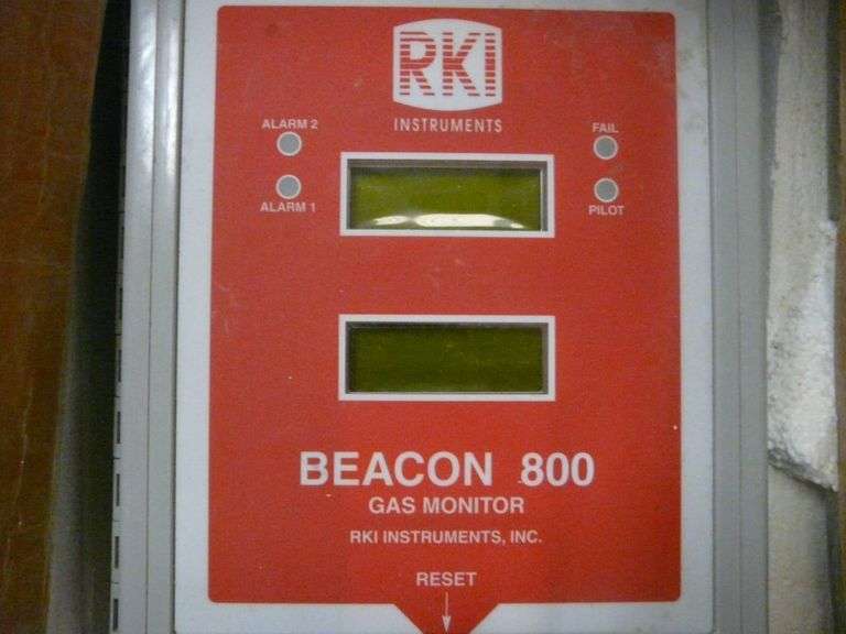 RKI Instruments Beacon 800 Gas Monitor - Yellow Tag Auctions