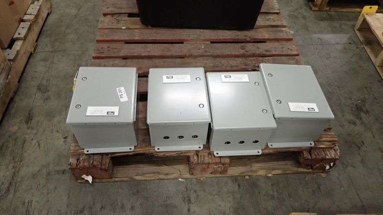 Lot of (4) PSI Solutions AC Juntion Boxes - Yellow Tag Auctions