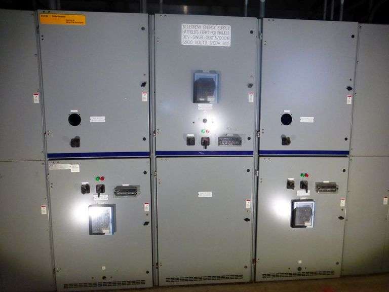 Eaton Cutler Hammer Vacclad-W Metal-Clad Switchgear | Rigging Fee: $300 ...