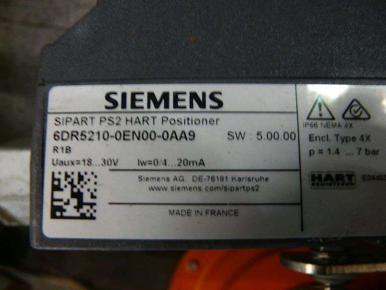 Lot of (3) Siemens Sipart PS2 Hart Positioners - Yellow Tag Auctions