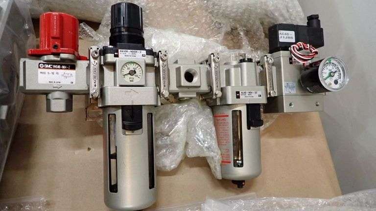 Lot of (11) Assorted SMC Regulators - Yellow Tag Auctions