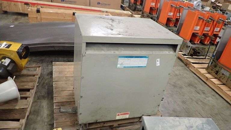 GE 75 KVA Dry Type Transformer - Yellow Tag Auctions