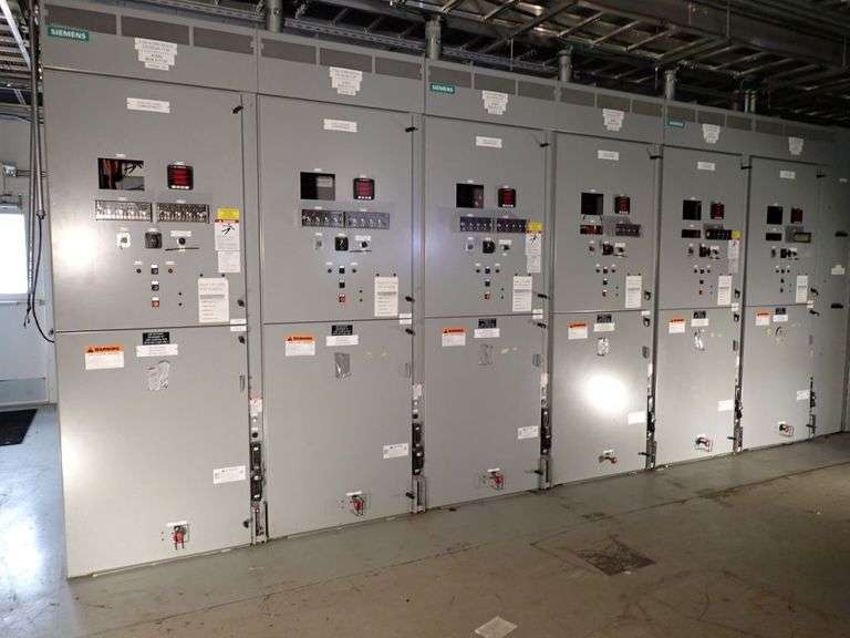 Siemens Medium Voltage MCC | Lot Loading Fee: $3000 - Yellow Tag Auctions