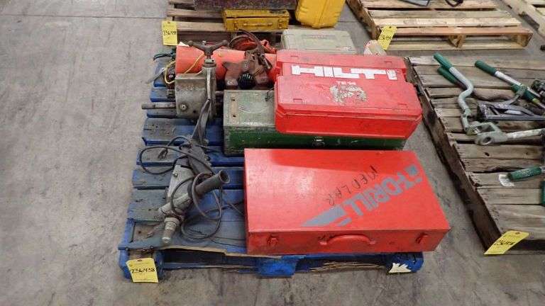 Assorted Tools: Hilti, T-Drill, Victaulic, Ridgid - Yellow Tag Auctions