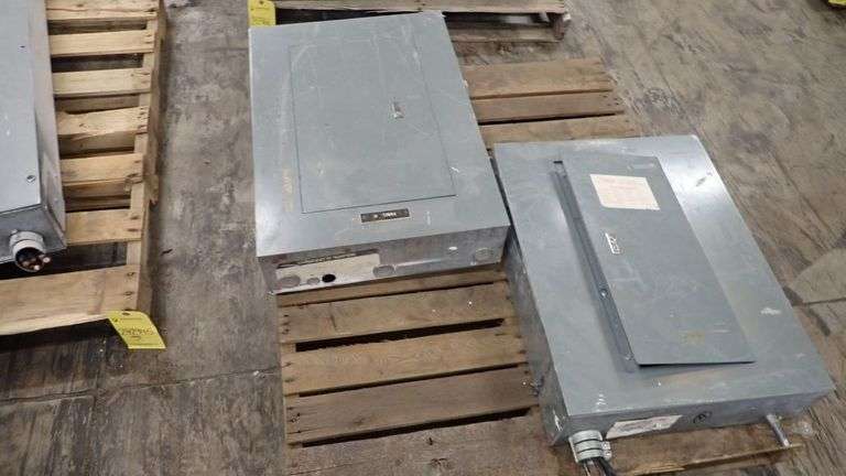 Lot of (2) Assorted Square D Panelboards - Yellow Tag Auctions