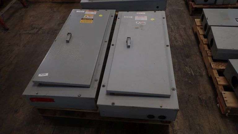 Lot of (2) A-Series Panelboard Enclosures - Yellow Tag Auctions