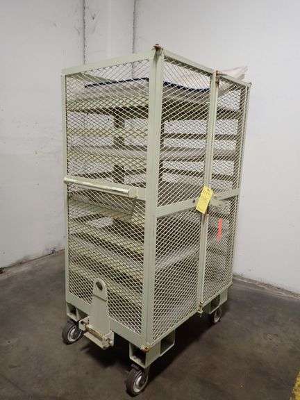 Rolling Locking Cage - Yellow Tag Auctions