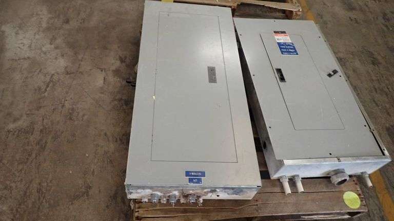 Lot of (2) Assorted Panelboards - Yellow Tag Auctions