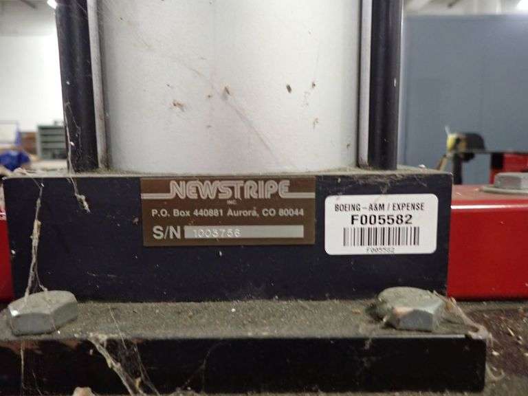 New Stripe Packmaster Air Powered Compactor - Yellow Tag Auctions