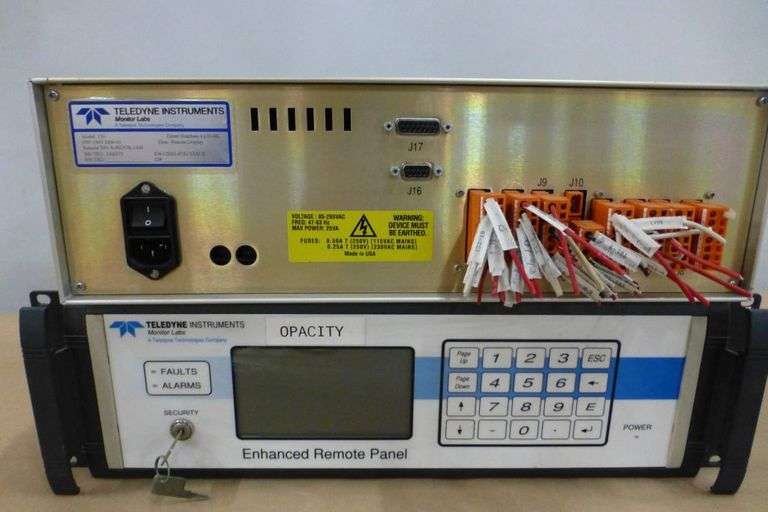 Lot of (2) Teledyne Instruments Enhanced Remote Panels - Yellow Tag ...