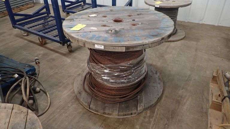 Spool of Stranded Soft Drawn Bare Copper Ground Wire - Yellow Tag Auctions