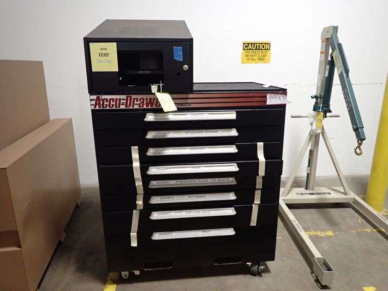 Accu Drawer Cribmaster Toolbox - Yellow Tag Auctions