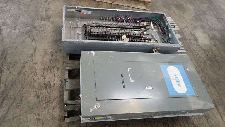 Lot of (2) Assorted Panelboards - Yellow Tag Auctions