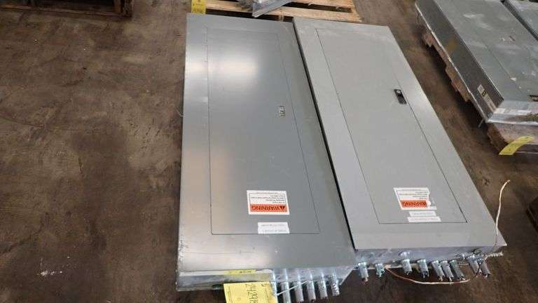Lot of (2) Assorted Panelboards - Yellow Tag Auctions