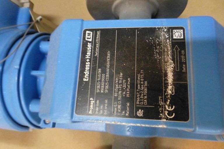 Endress & Hauser Promag 300 Flowmeter w/Promag P Flowmeter - Yellow Tag ...